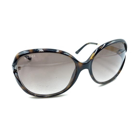 Gucci | Accessories | Gucci Gg 076s 003 Tortoise Brown Gold Sunglasses ...
